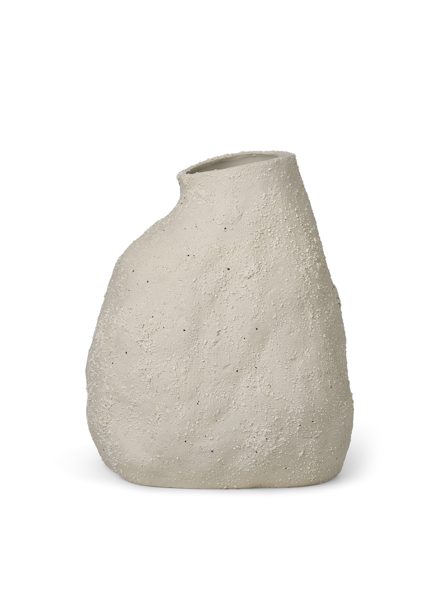 Vulca Vase - Medium - Off-white Sten | ferm LIVNG – Ferm Living